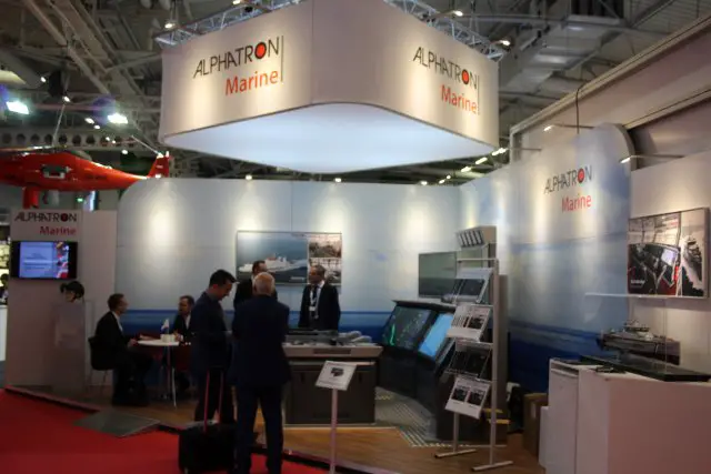 At Euronaval 2016 Alphatron Marine showcased its one-man bridge 71411161