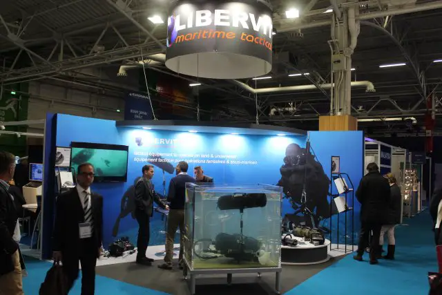 The French company Libervit showcases its underwater hydraulic cutter ...
