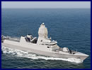 DAMEN introduced the new "Compact SIGMA" line of corvettes during DSEI 2013
