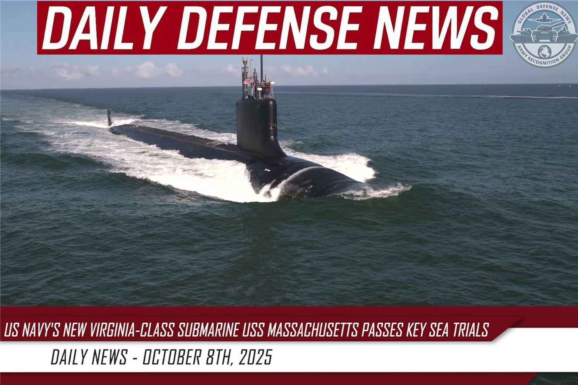 US Navy's new Virginia-Class submarine USS Massachusetts passes key sea ...