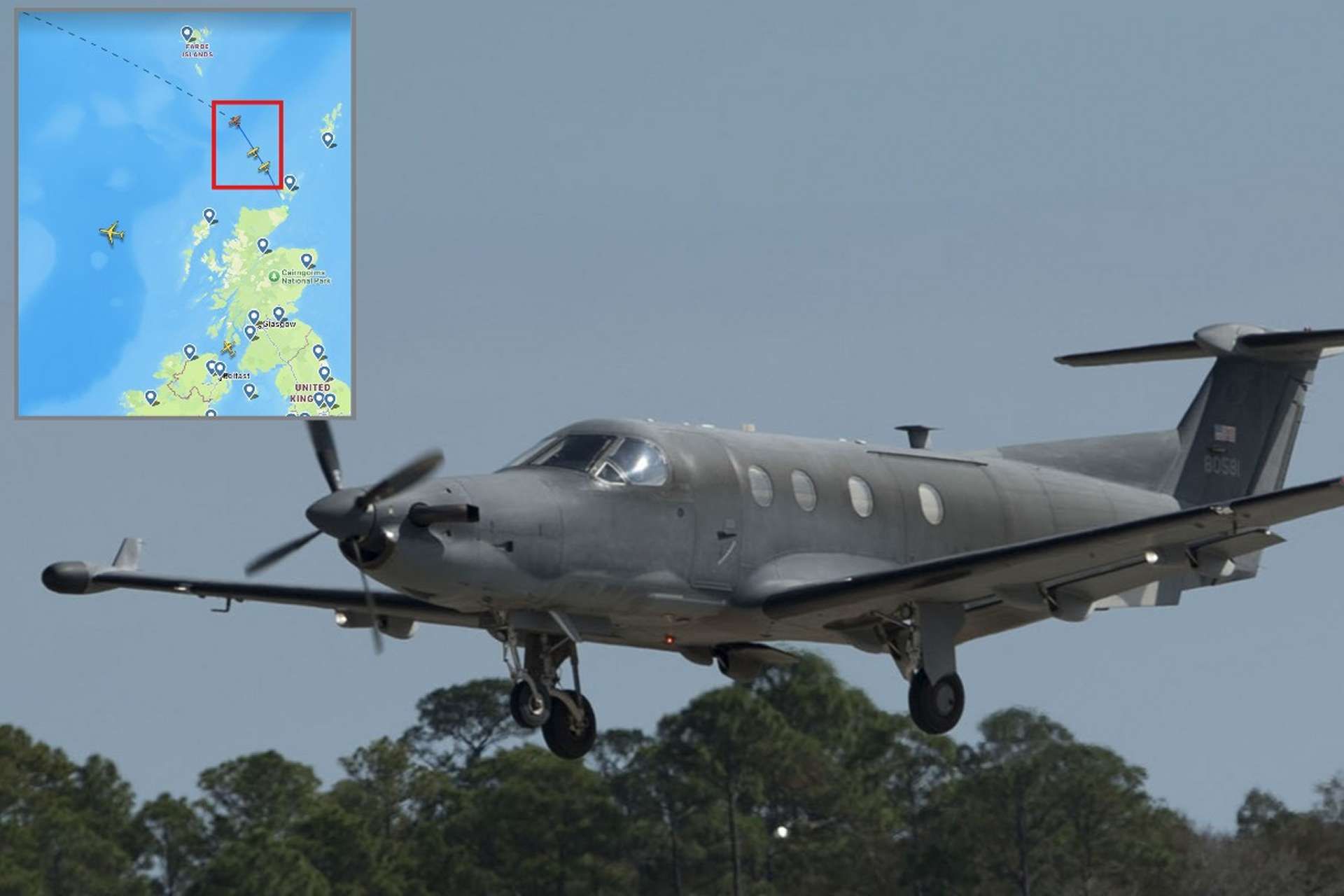 U.S. Deploys Three U-28A Draco Intelligence Aircraft Over North ...