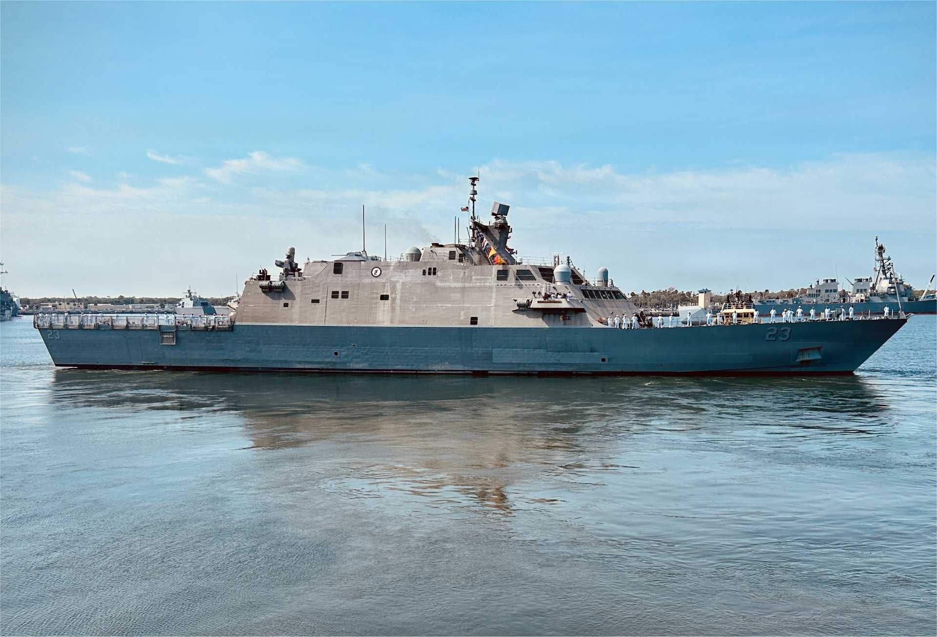 U.S. Navy Sends USS Cooperstown Littoral Combat Ship to Strengthen ...