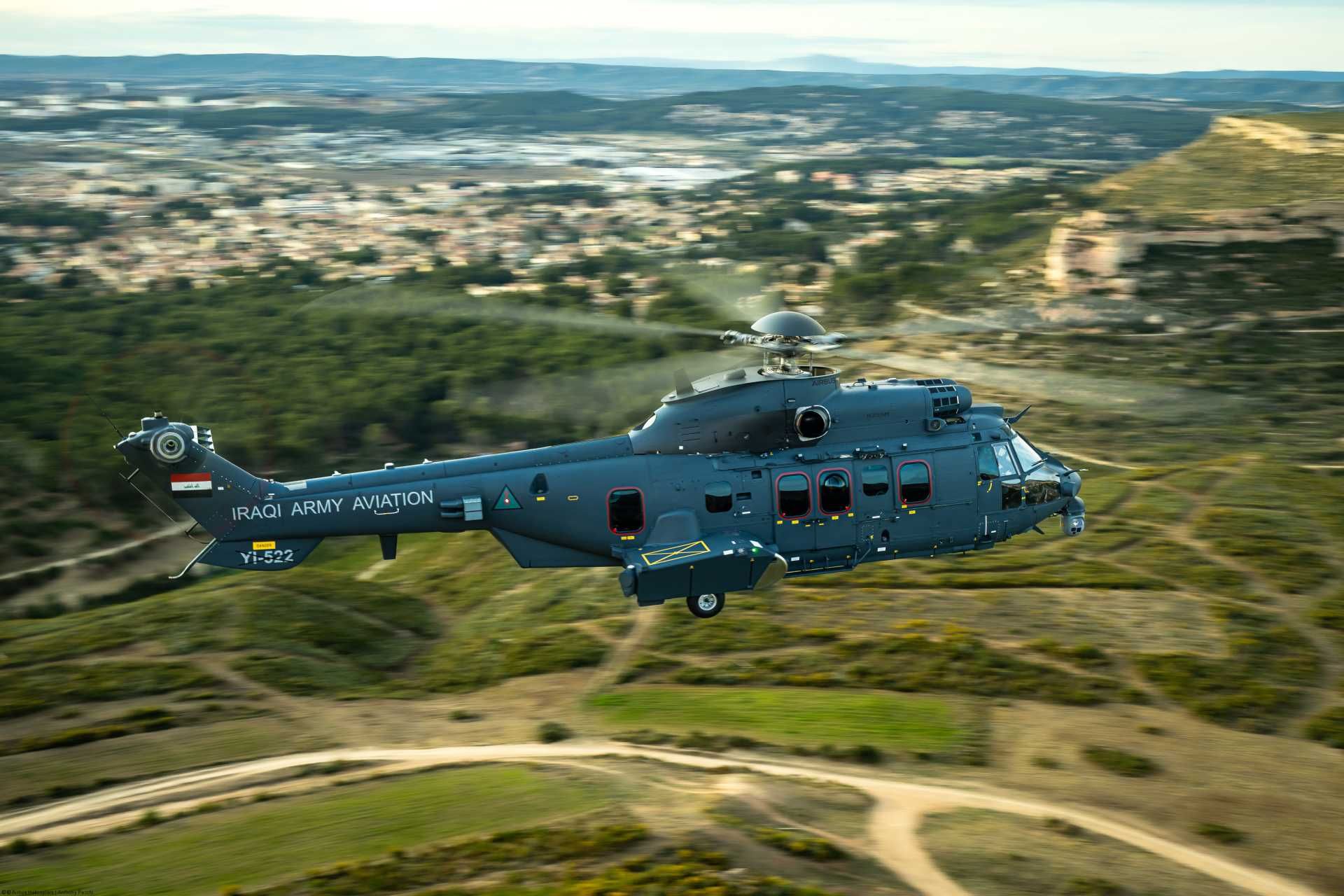 Airbus begins delivery of 12 H225M Caracal helicopters to Iraq for attack and rescue roles
