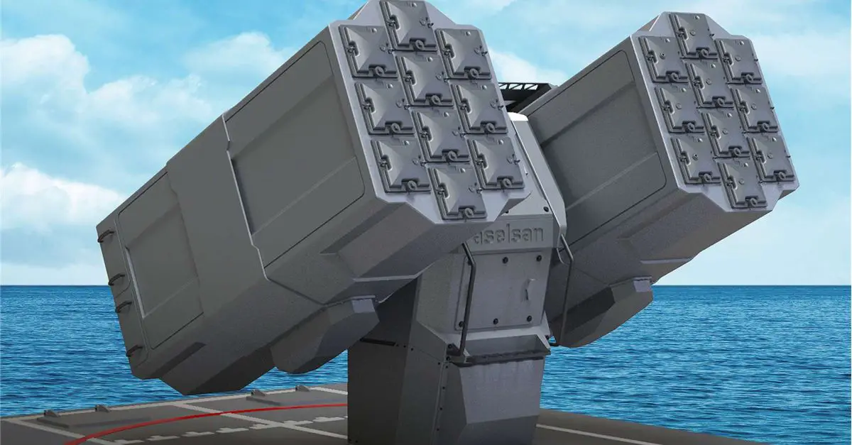 Euronaval 2024: ASELSAN to Unveil Advanced GÖKSUR 100-N Naval Weapon System with 20-Missile Launcher