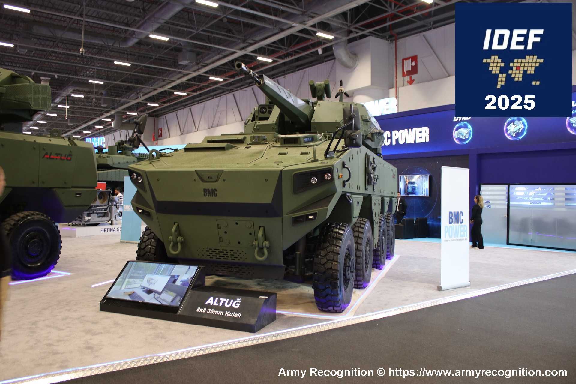 IDEF 2025: Türkiye's BMC develops new generation of Altug 8x8 IFV ...