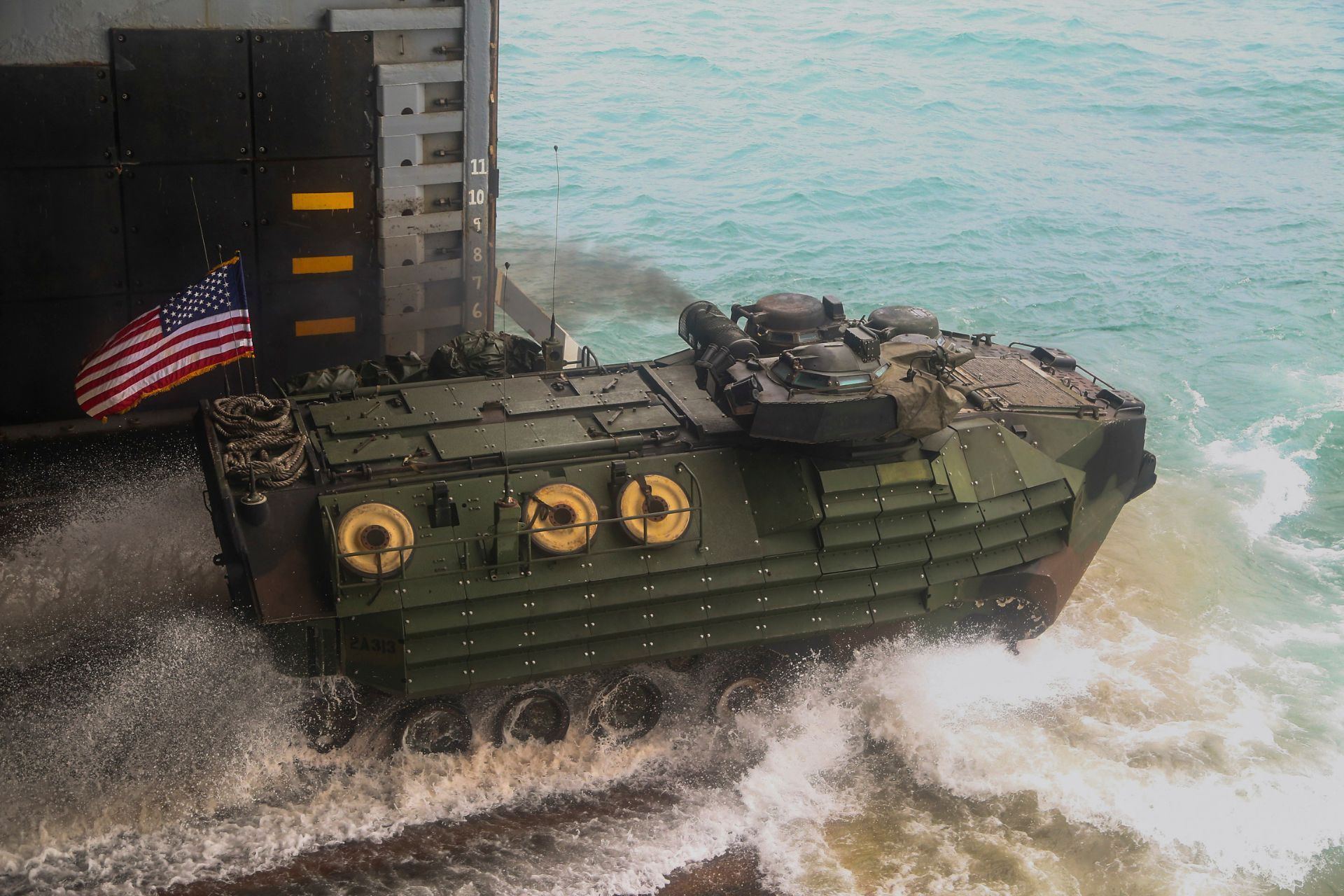 Romania Doubles Purchase of American Amphibious Vehicles AAV-7